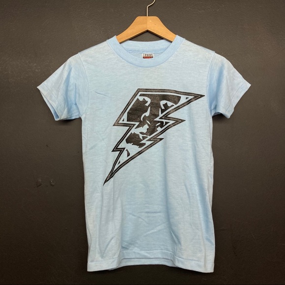 Hanes | Shirts & Tops | Vintage Vinny Raffa Lightning Bolt Tee Tshirt ...